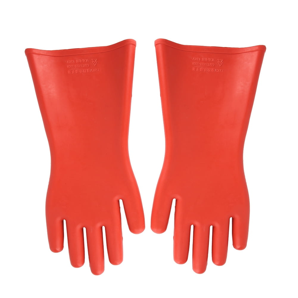 Tebru Electrical Work Gloves,High-voltage Gloves,12KV High-voltage ...