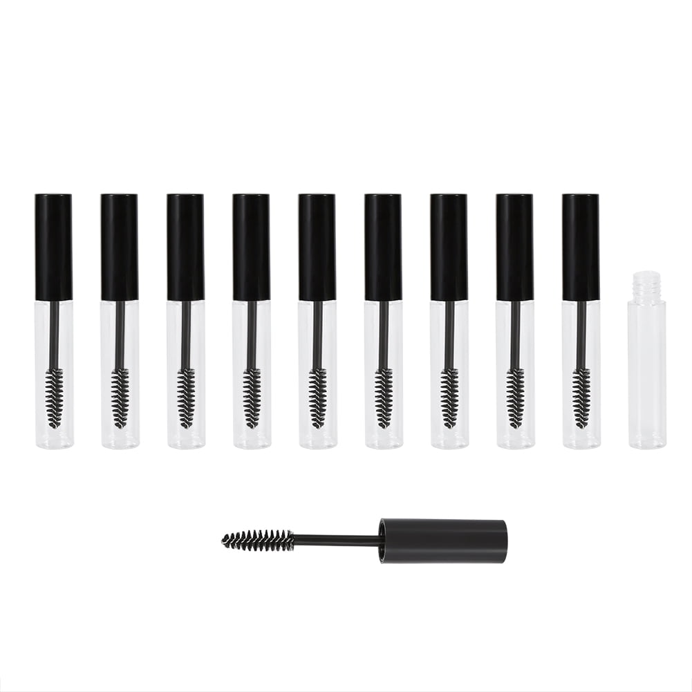 Tebru Empty Mascara Tube, 10ml Plastic Container with Small Lightweight ...
