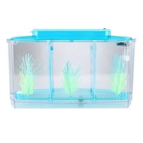 PENN-PLAX Deluxe Triple Betta Bow Tank Kit – 0.7 Gallon in Blue ...