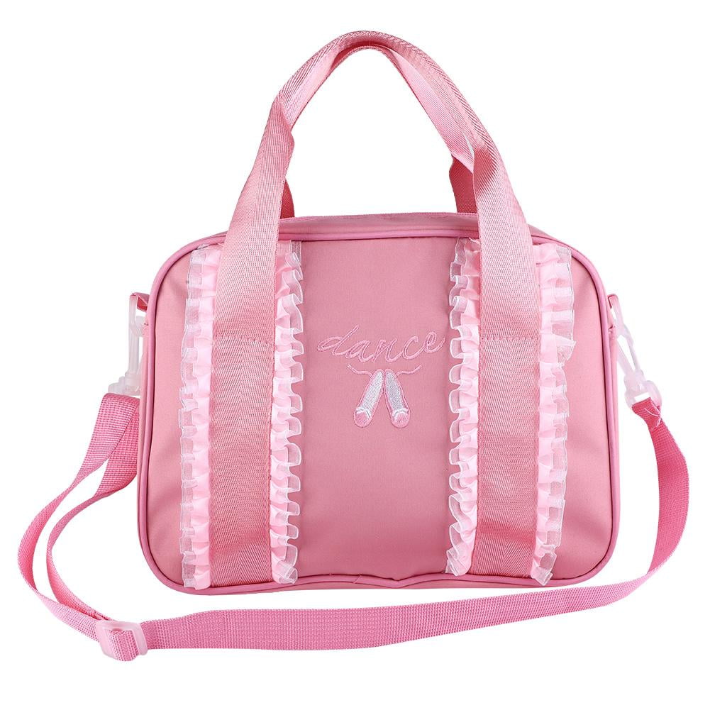Tebru Girls Ballet Dance Bags Handbag Tote Duffel Swim Shoulder Bag ...
