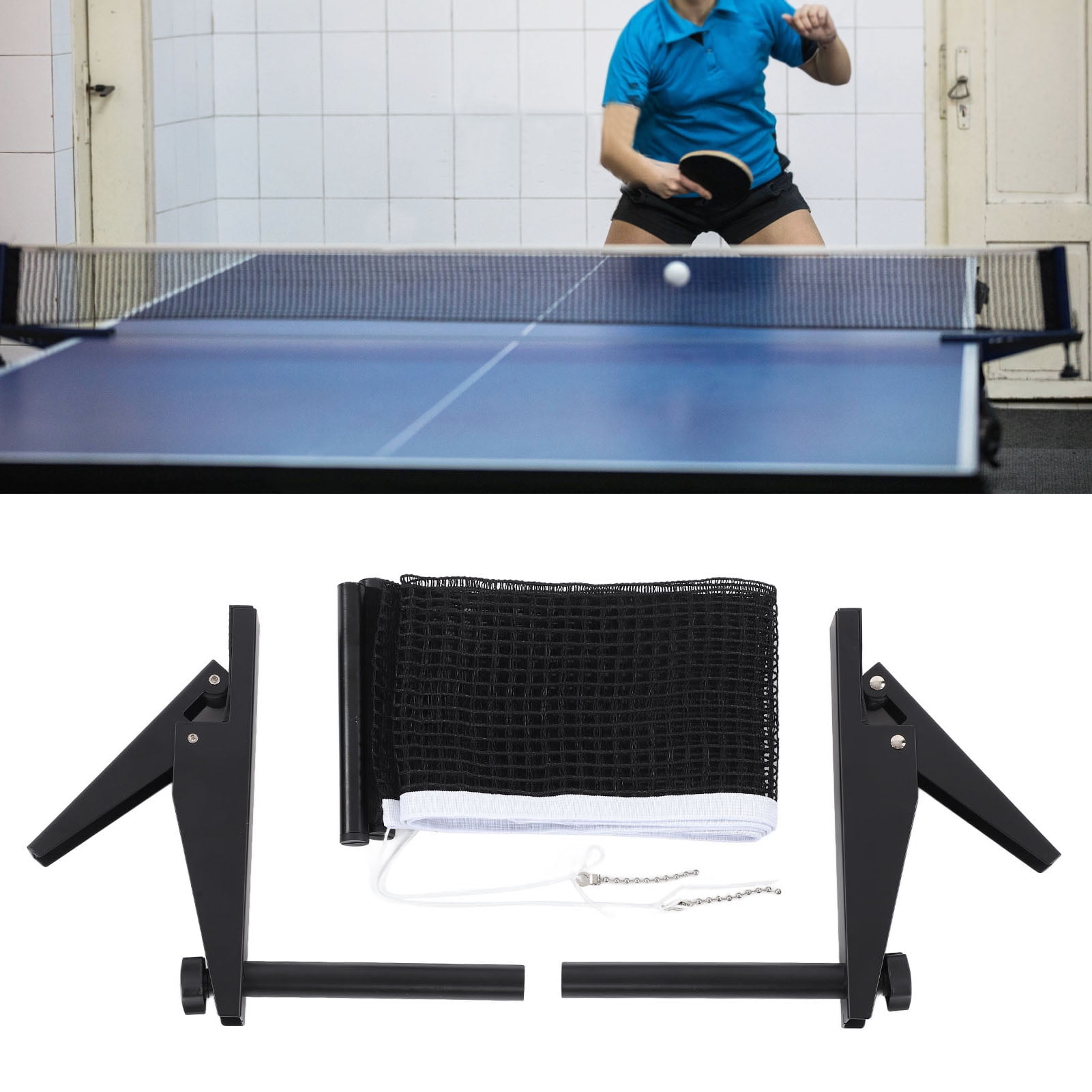 Tebru Indoor Fun Activity Table Net Bracket,Protable Table Tennis ...
