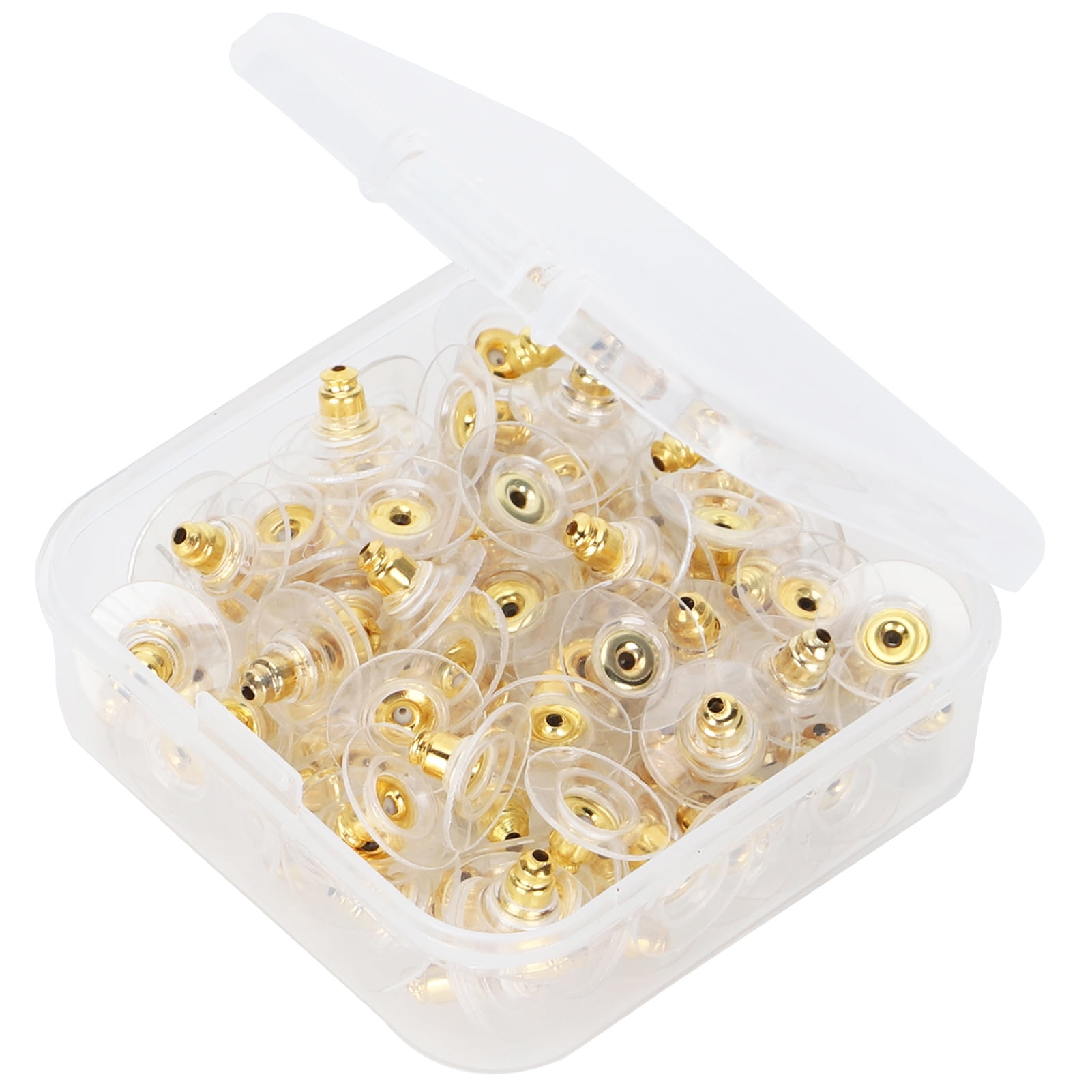 Tebru Jewelry Accessories,100Pcs Earring Backs Replacement Pierced ...