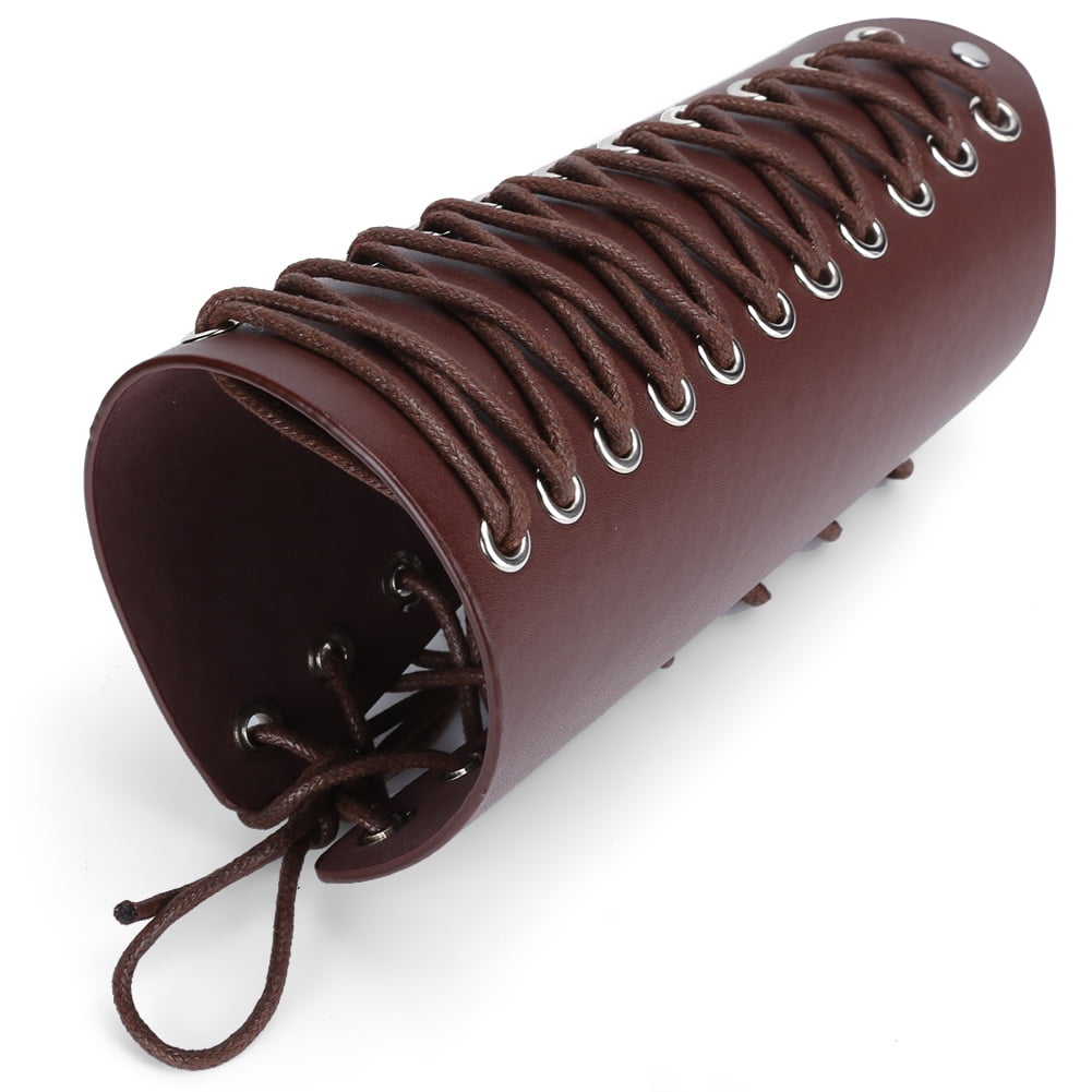 Tebru Leather Archery Wrist Arm Guard Compound Recurve Bow Arm ...