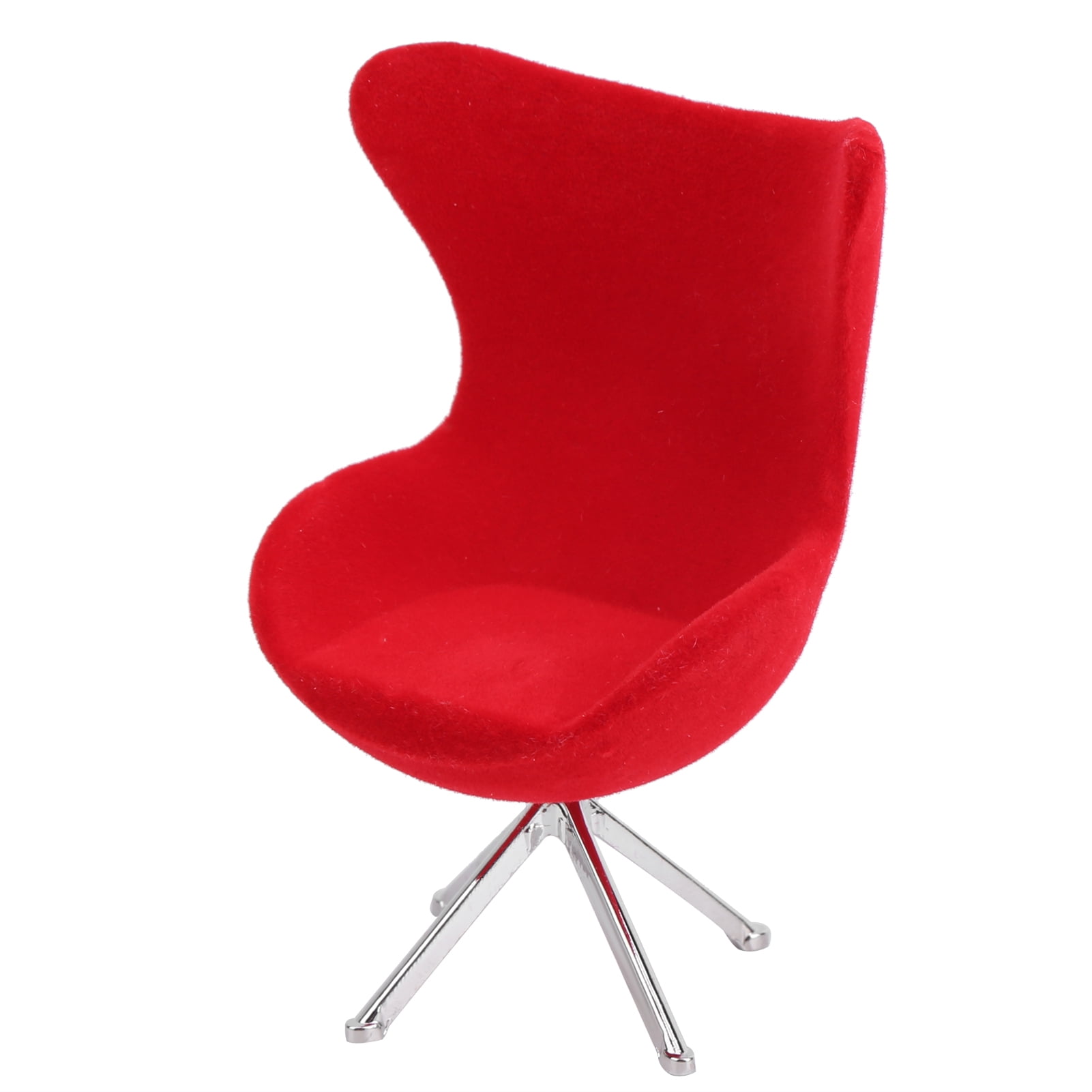 Tebru Miniature Chair Mini Flocking Sofa Furniture Model Decoration 1: ...