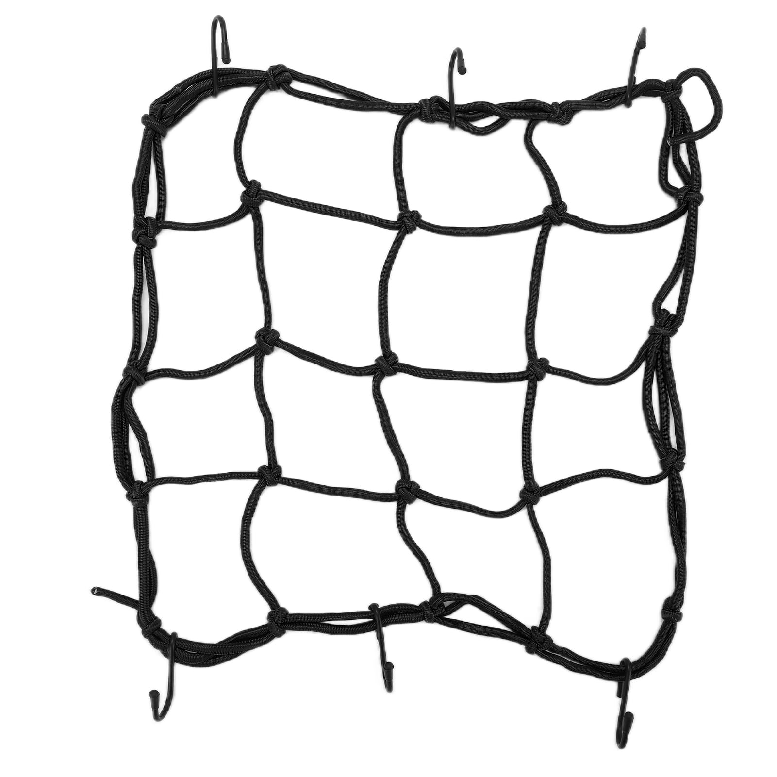 Tebru Motorcycle Net goods,Net Nylon Elastic Luggage Net with Hooks for ...