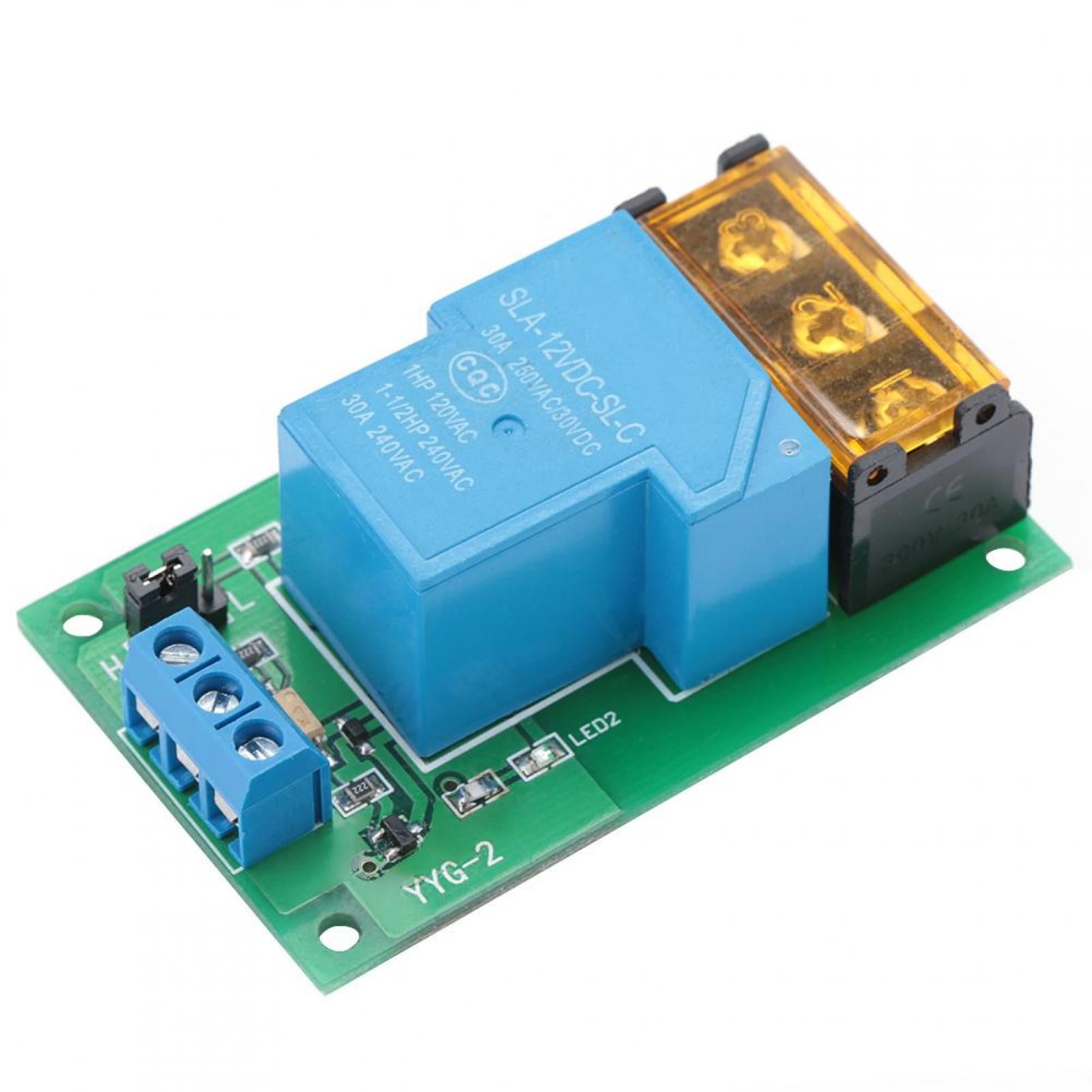 Tebru One Way Relay Module,High Power One Way High/Low Level Trigger Optocoupler Isolation Relay ...