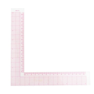 Metal L-Square Shaped Ruler Curve Sewing Measure Framing Square Ruler ...