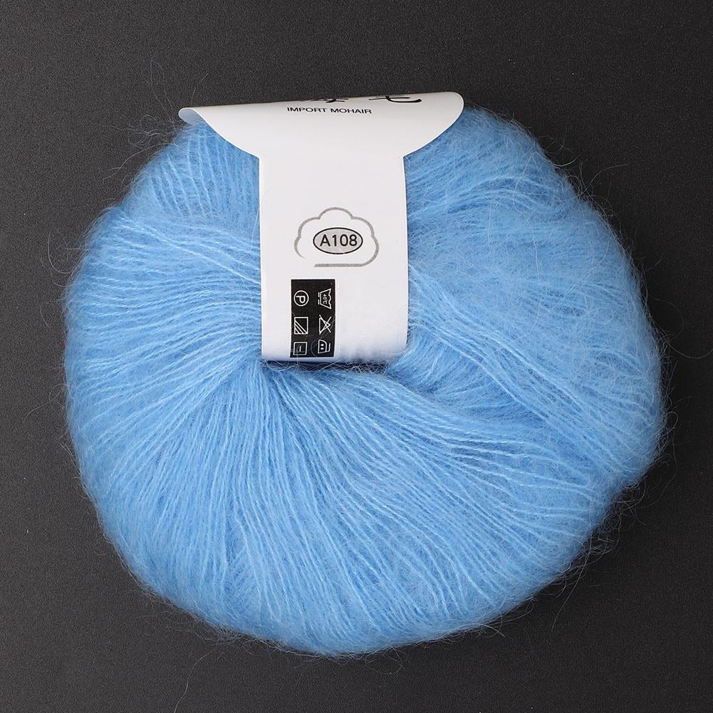 Tebru Popular Soft Mohair Pashm Knit Angora Long Wool Yarn Hot (With a ...
