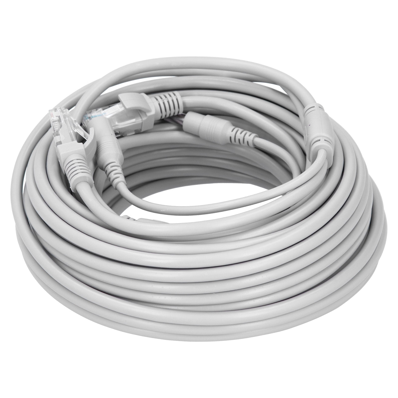 Tebru Portable Ethernet Cable 2‑In‑1 Power Supply Networks Cord for IP ...