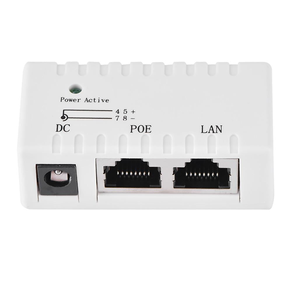 Tebru Power Over Ethernet Injector For LAN Network, POE Splitter Power ...