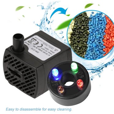 AQUANEAT Aquarium Water Pump 160GPH, Adjustable, Submersible Pump ...