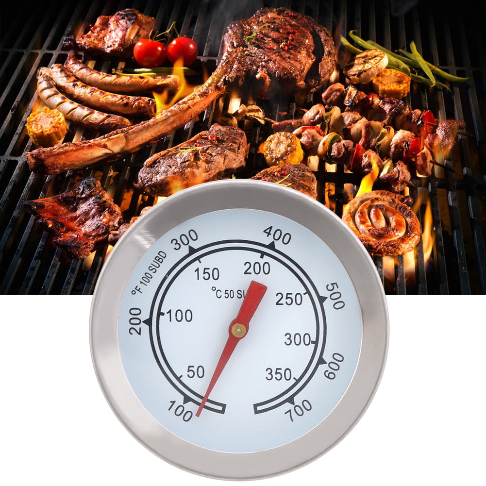 Tebru Thermometer, 100~700℉ BBQ Thermometer,100~700℉ Stainless Steel ...