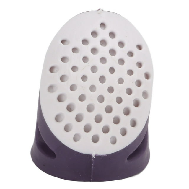 Tebru Thimble Purple Large Breathable Stitch Sewing Quilting Silicone ...