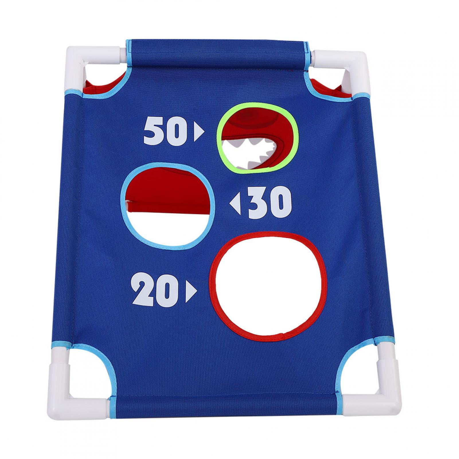 Tebru Throwing Bean Bag Game Board, Portable Bean Bag Toss Cornhole ...