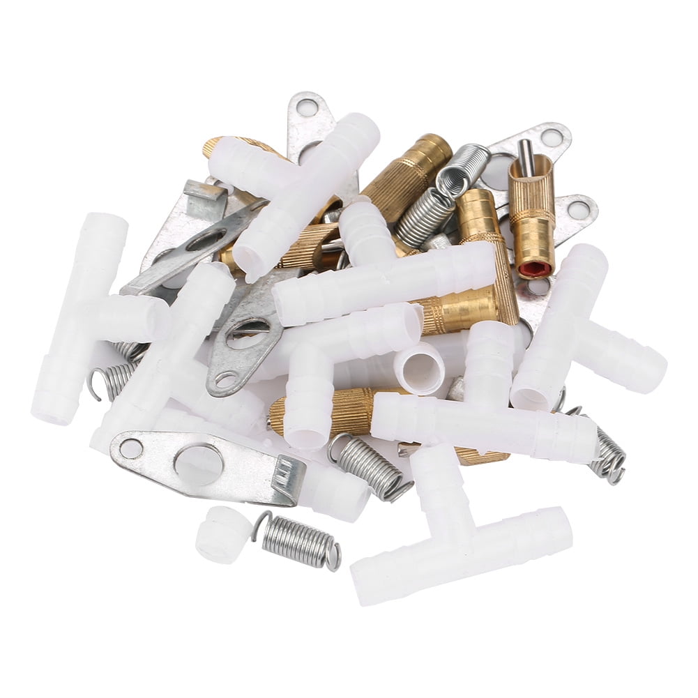 Tebru Waterer, 10pcs/ Set Stainless Steel Automatic Nipple Waterer for ...