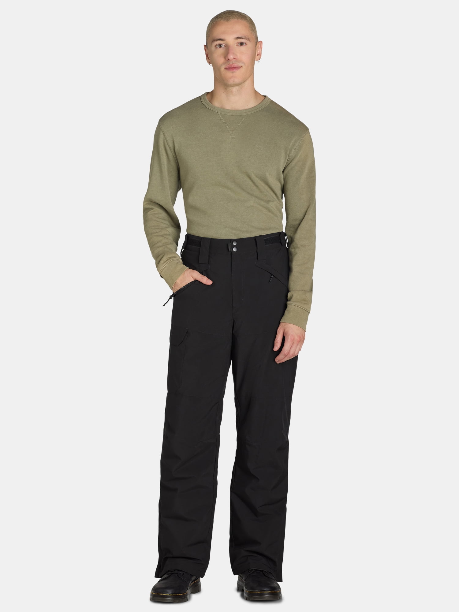 Tec-One Men's Ski Snowboard Pongee Shell Ski Pants - Walmart.com