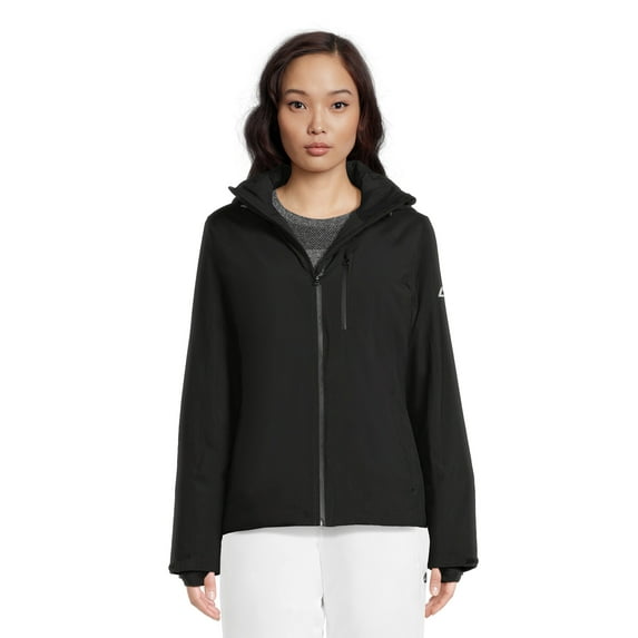 Tec-One Women's Pongee Ski Jacket with Hood, Sizes S-3X - Walmart.com