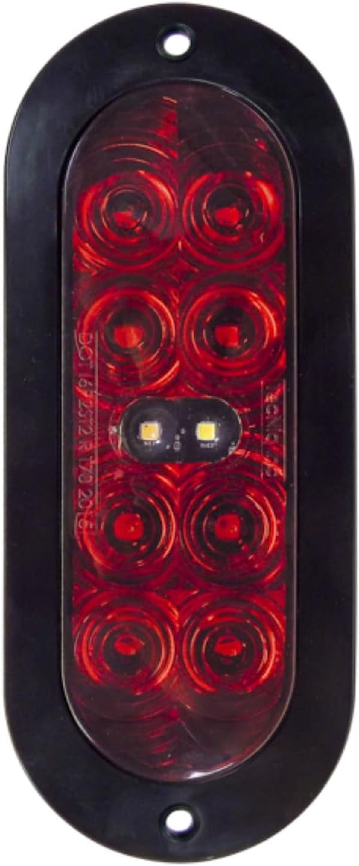 TecNiq inc T70-RWFA-1 6" Stop Tail Turn Reverse Combo Flange mount - Walmart.com