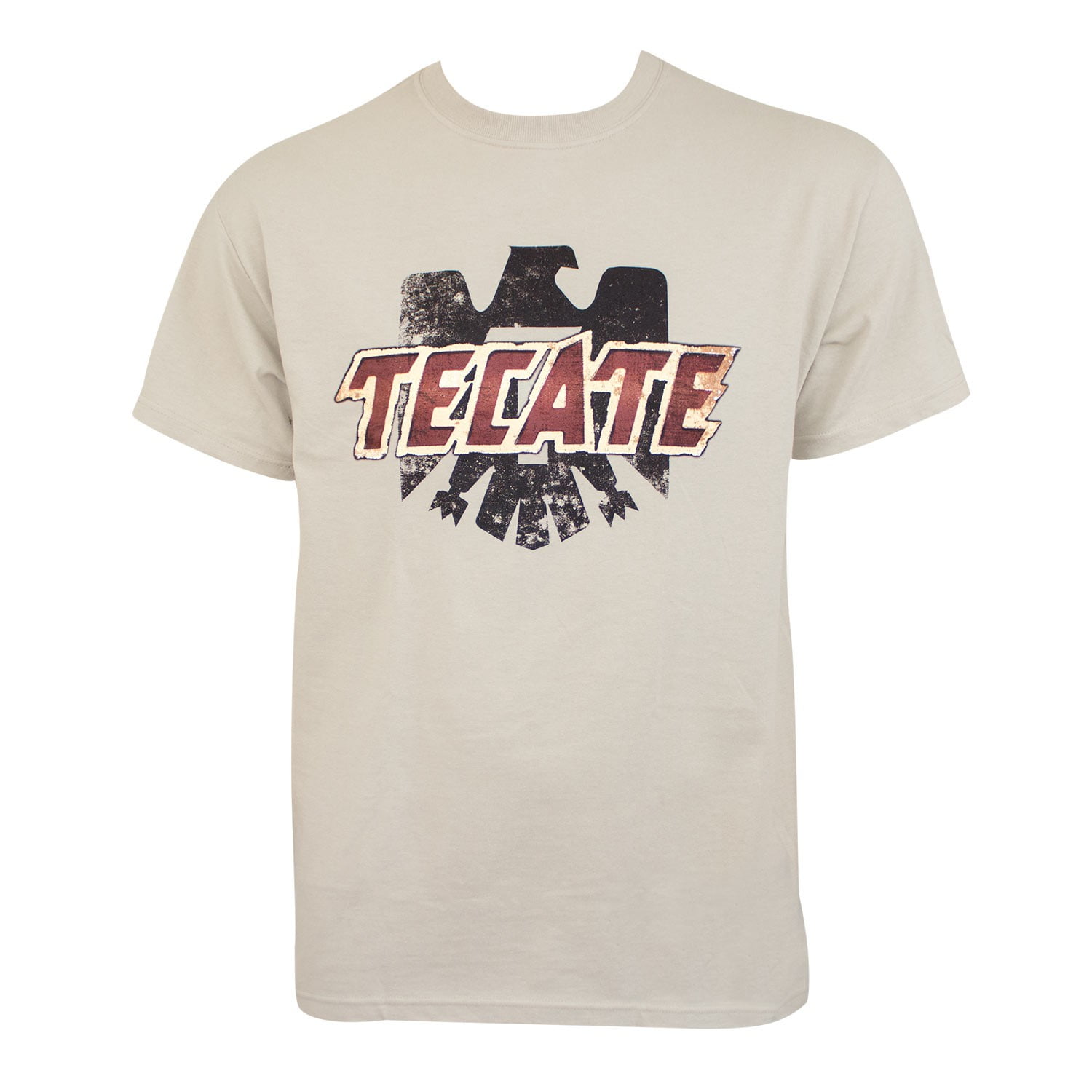 Tecate Men's Tan Logo T-Shirt-Medium - Walmart.com
