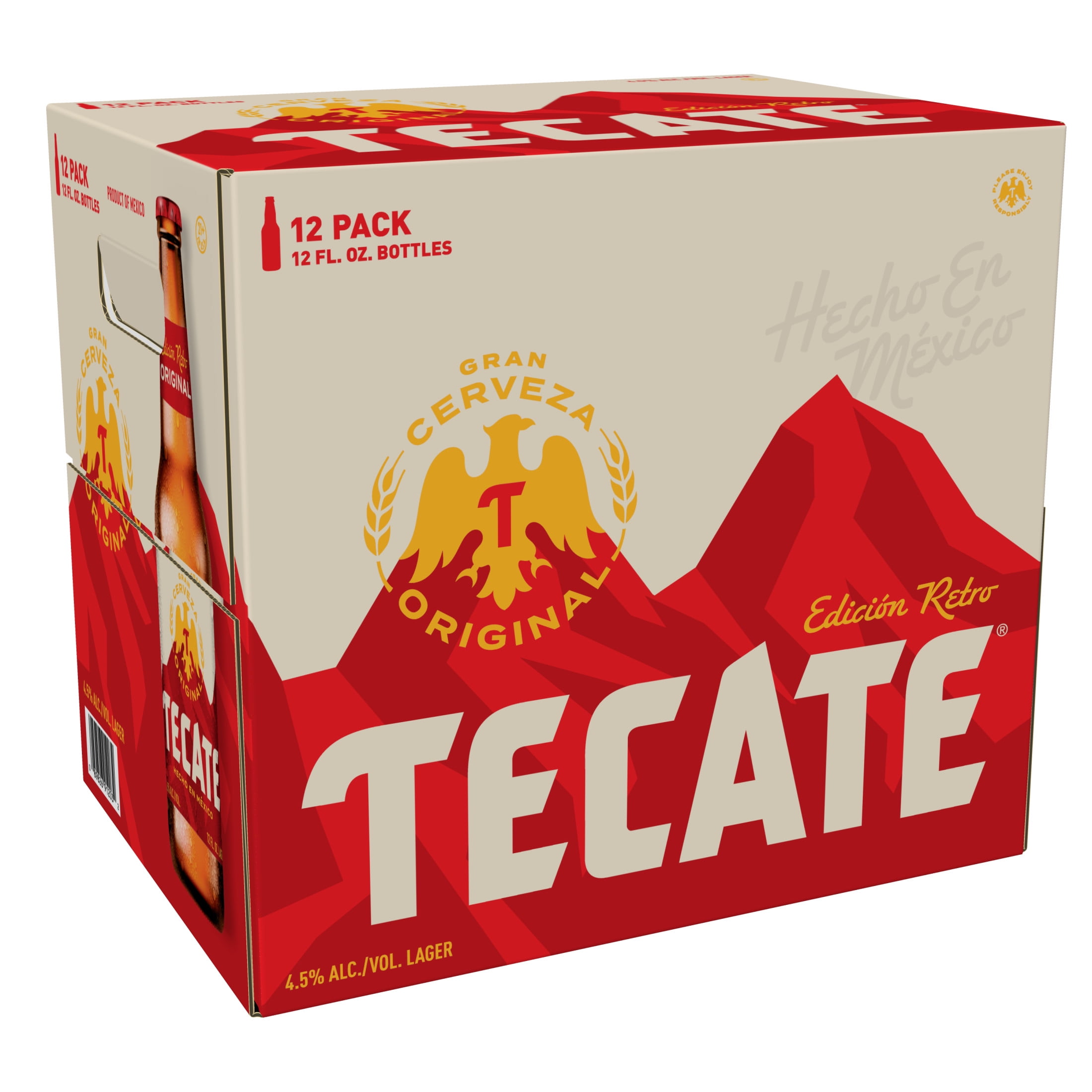 Tecate Original Mexican Lager Beer, 12 Pack, 12 fl oz Bottles - Walmart.com