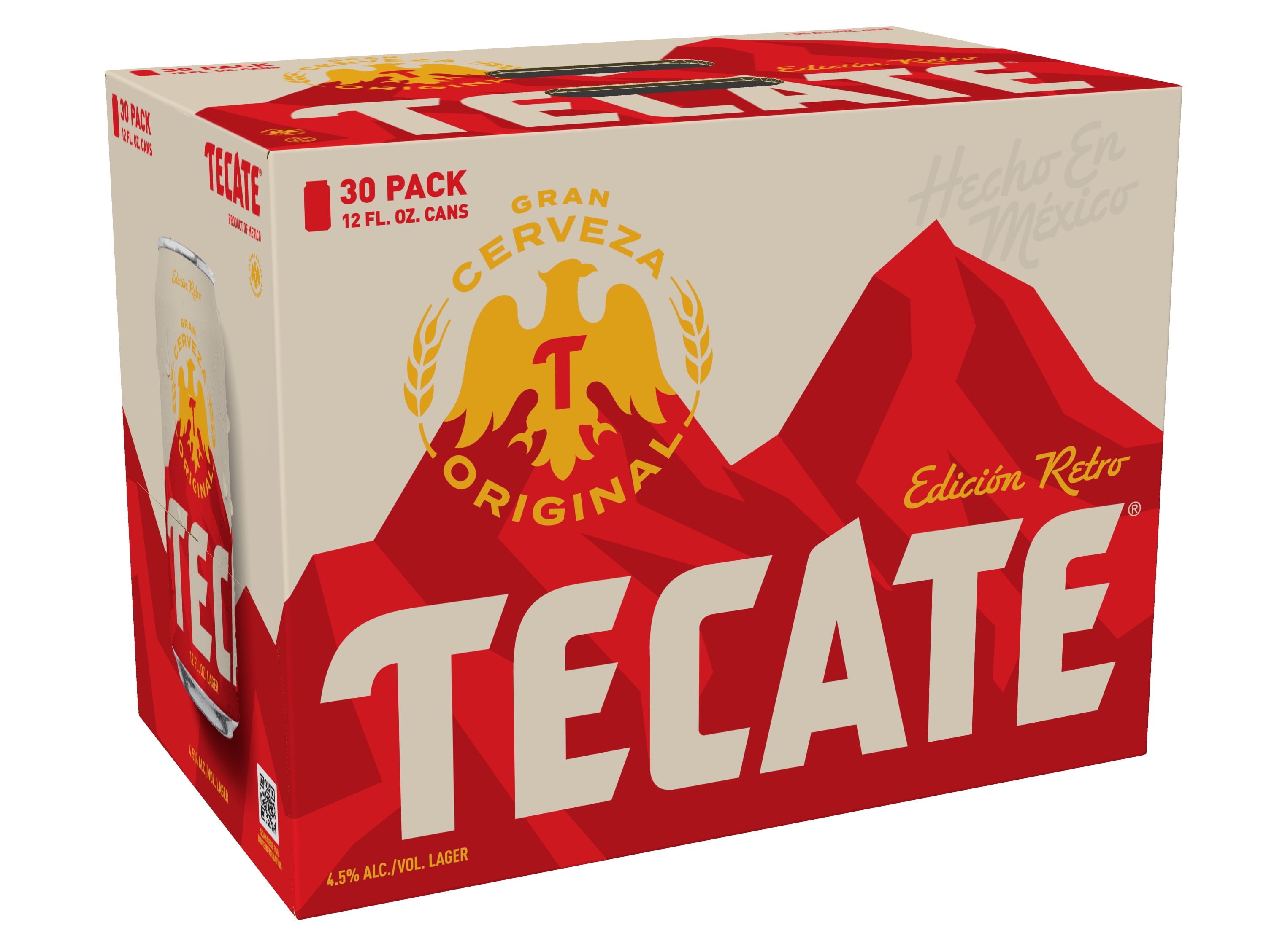 Tecate Original Mexican Lager Beer, 30 Pack, 12 fl oz Cans - Walmart.com