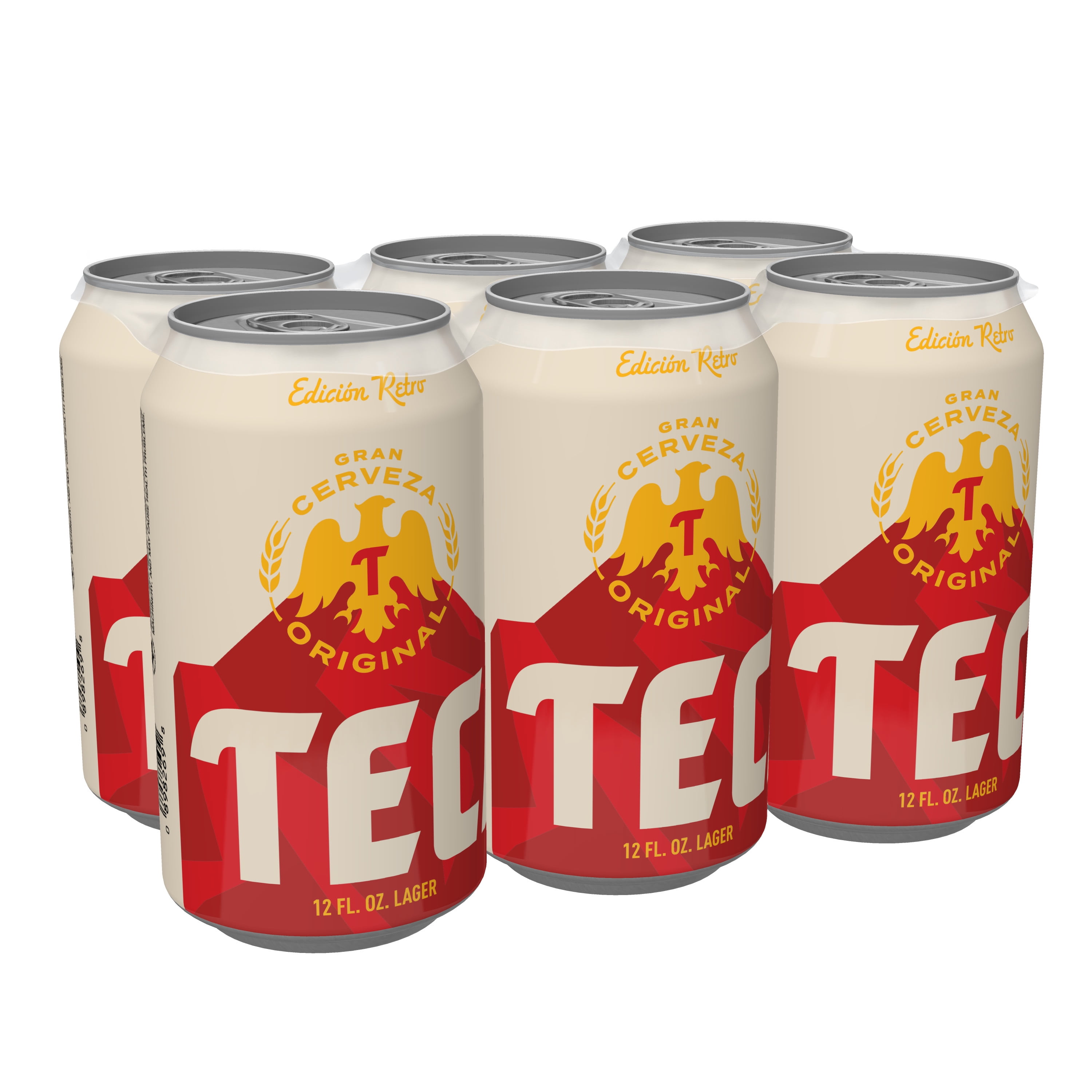 Tecate Original Mexican Lager Beer, 6 Pack, 12 fl oz Cans - Walmart.com