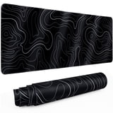 Tecfino Gaming Mouse Pad with Stitched Edges,31.5" x 11.8" Extended ...