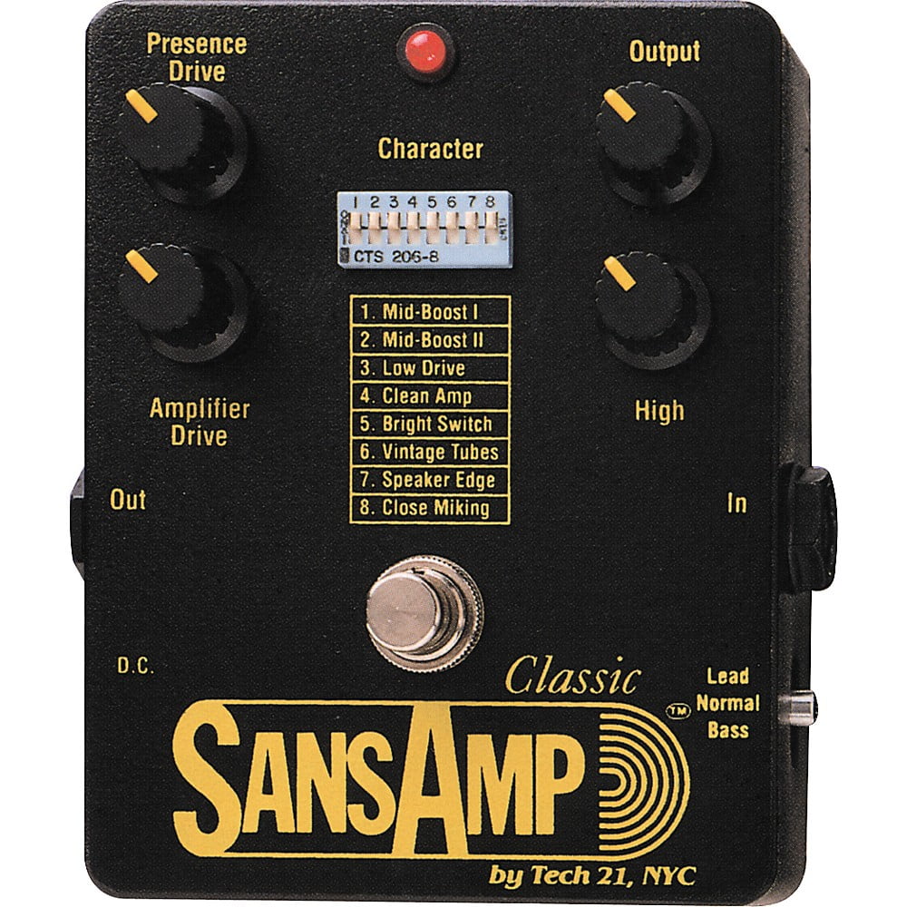 Tech 21 SansAmp Classic Tube Amp Emulator Pedal - Walmart.com