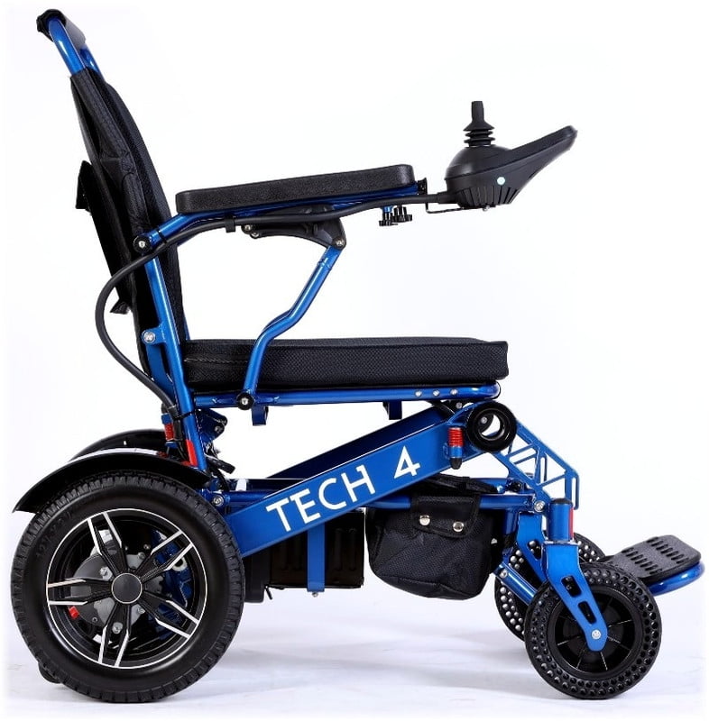 Tech 4 Remote Control Power Wheelchair (Blue) - Walmart.com