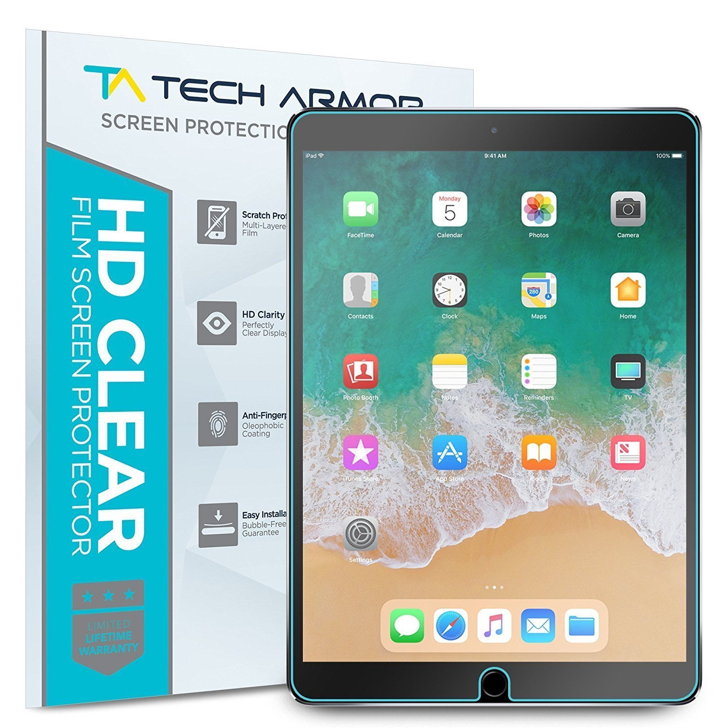 Tech Armor HD Clear Film Screen Protector Designed for Apple iPad Air 3 ...
