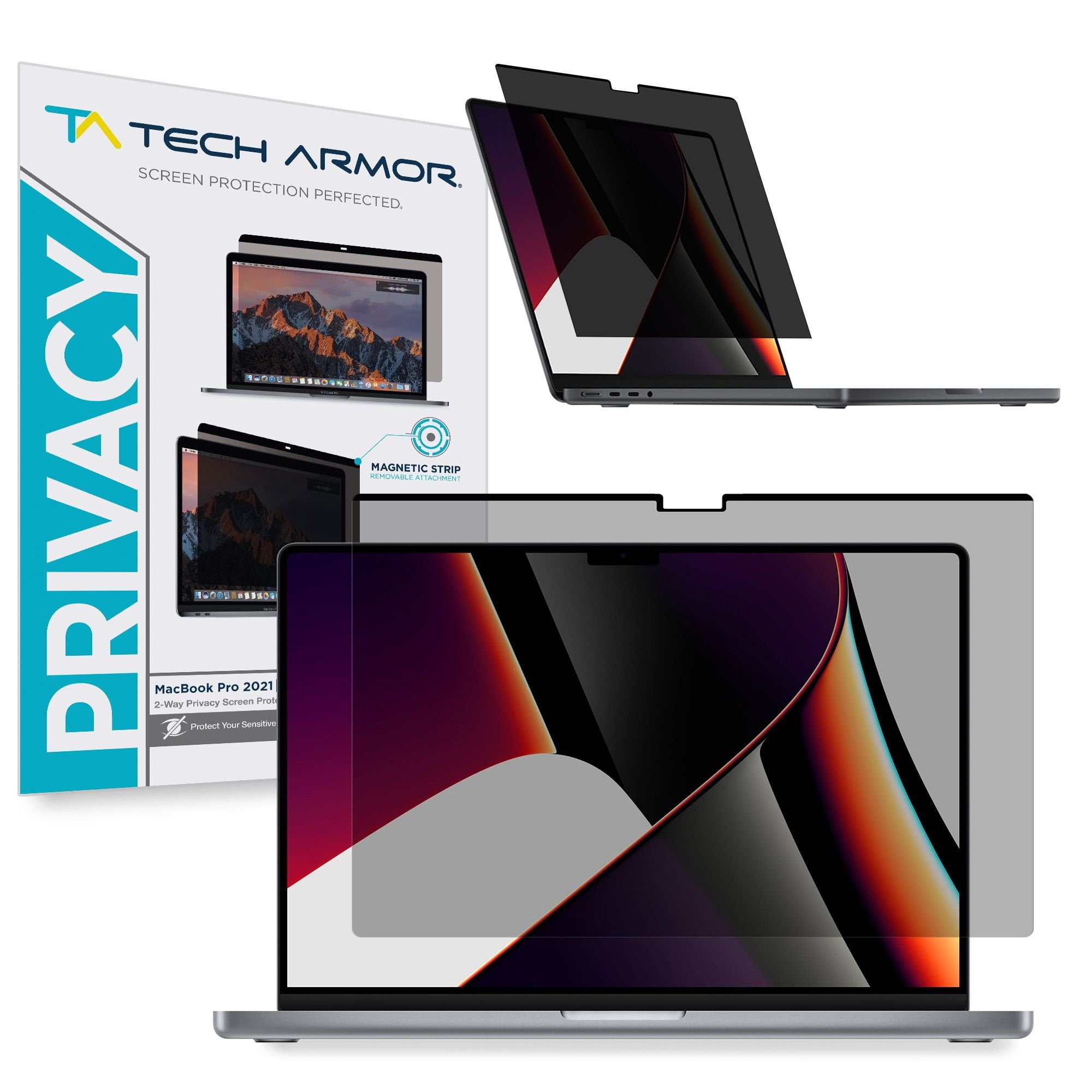Tech Armor Magnetic Privacy Film Screen Protector for MacBook Pro ...
