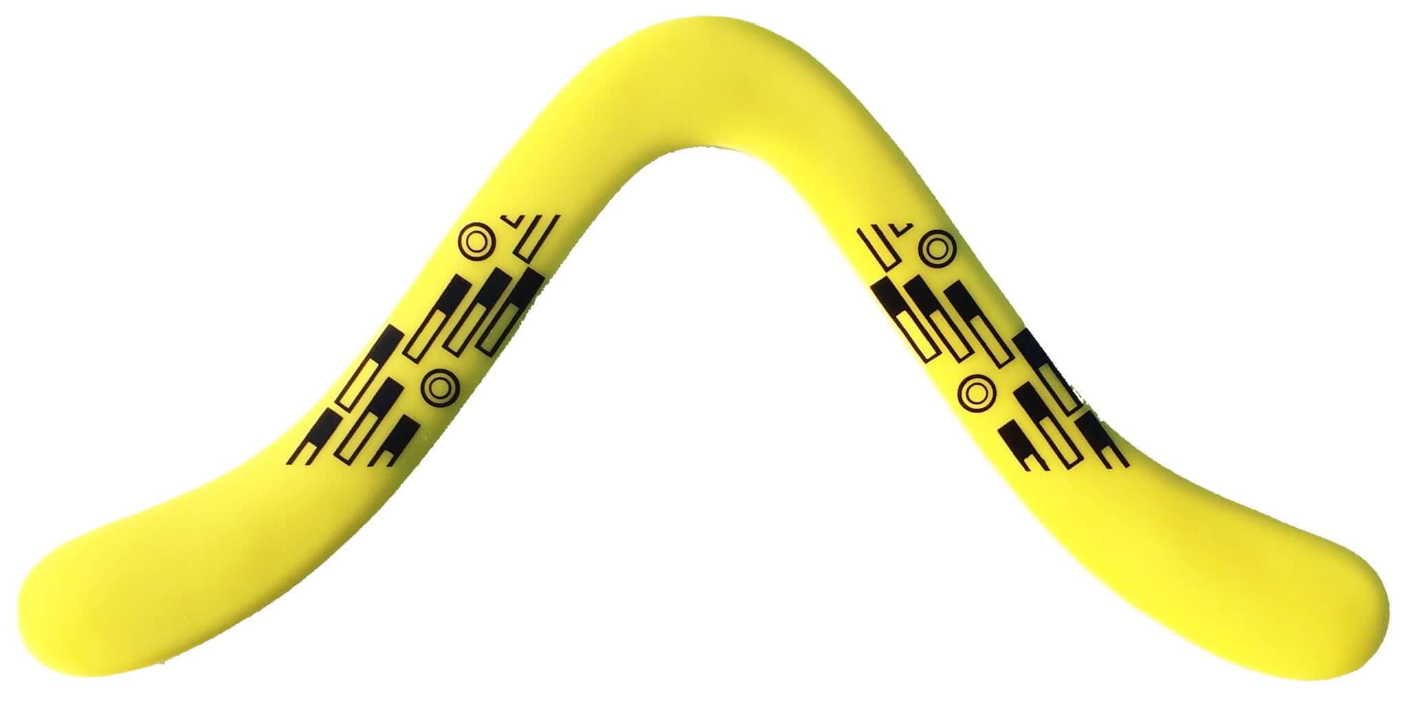 Tech Boomerang - Yelllow - Great Plastic boomerangs for kids - Real ...