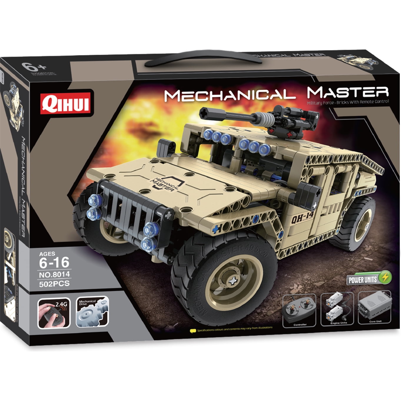 Tech Bricks R/C Armed off road Vehicle - Walmart.com