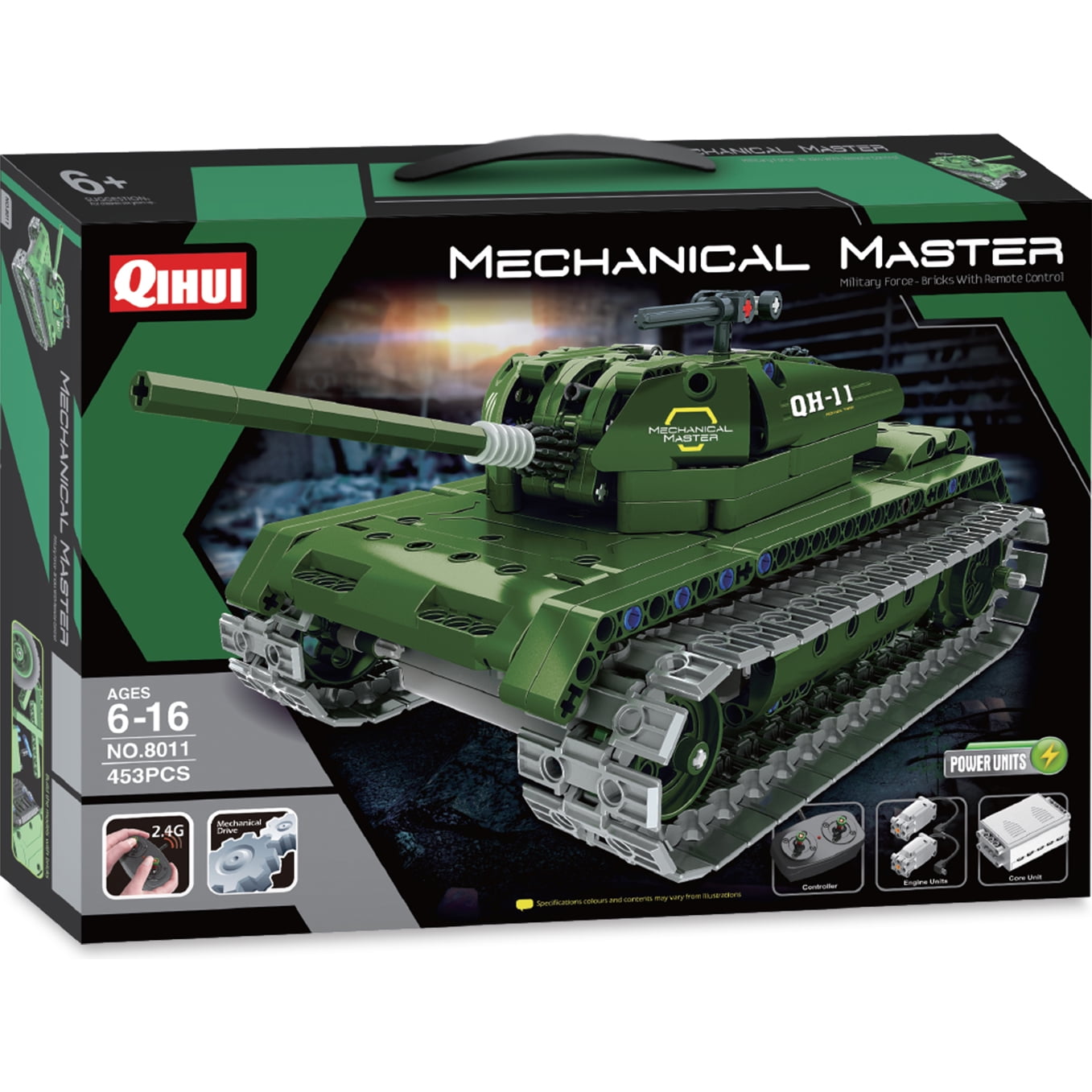 Tech Bricks R/C Tank - Walmart.com