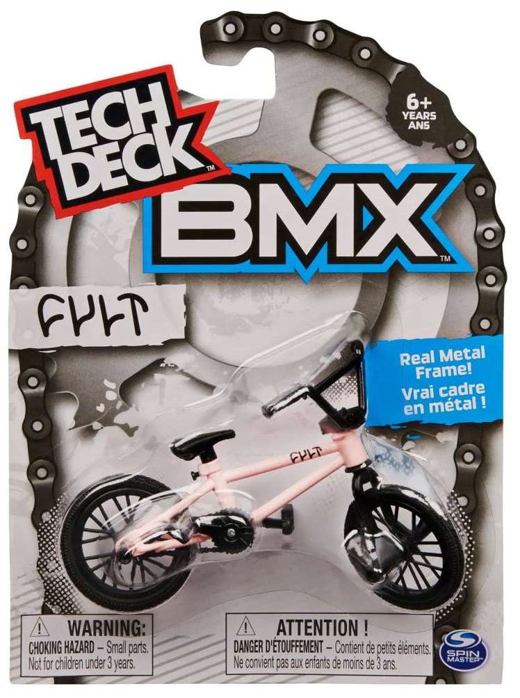 Tech Deck BMX Bike Single CULT BMX Mini Bicycle Pink - Walmart.com