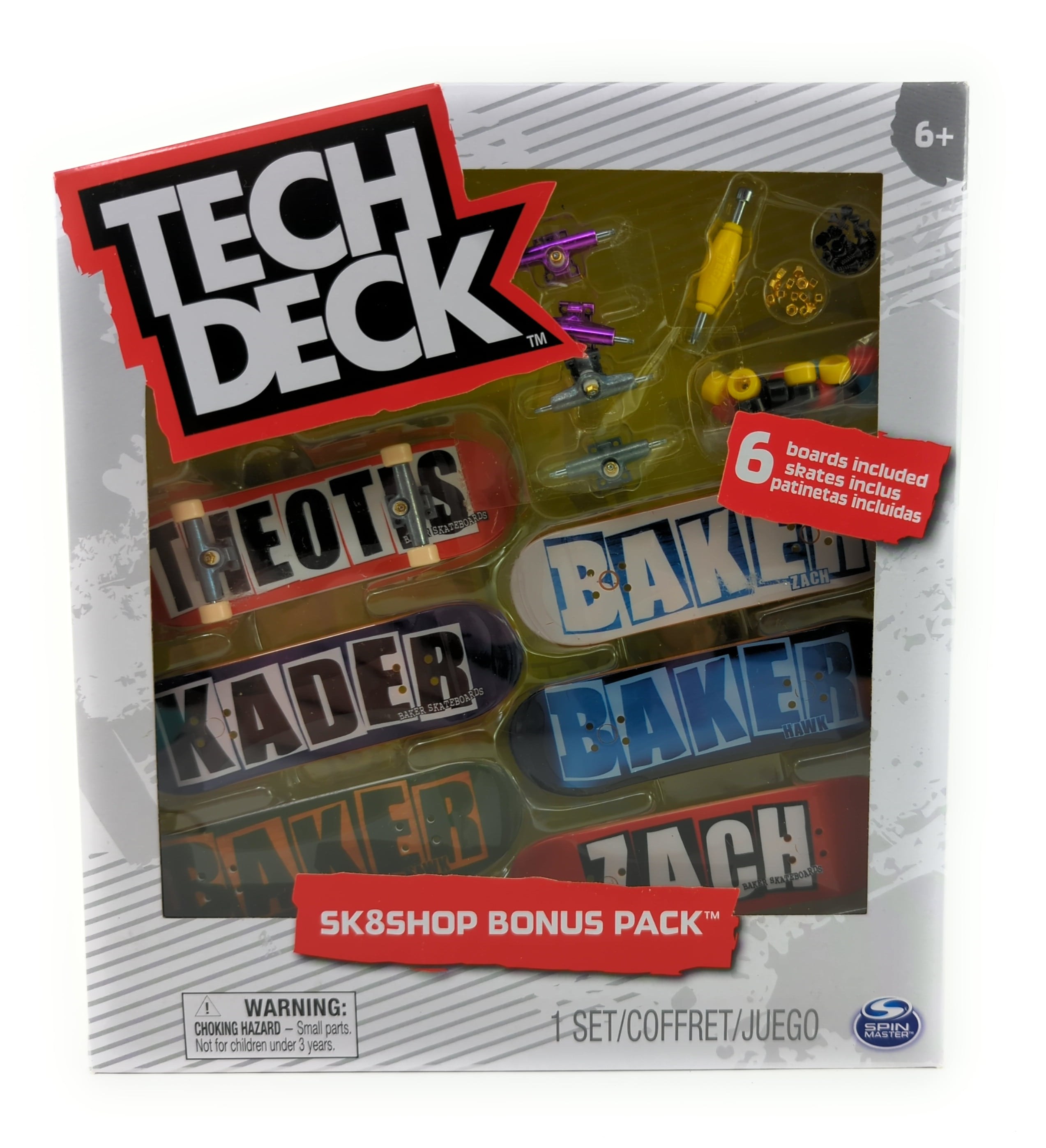 Tech Deck Baker Skateboards Logo and Brand Sk8shop Bonus Pack ...