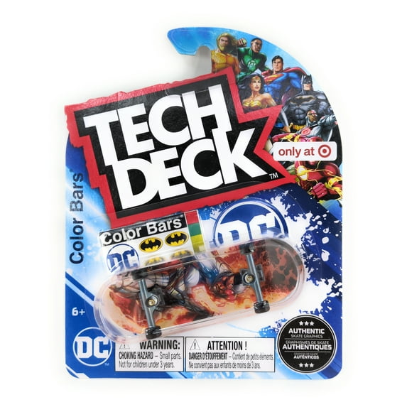 Tech Deck DC Color Bars Cyborg Fingerboard - Walmart.com