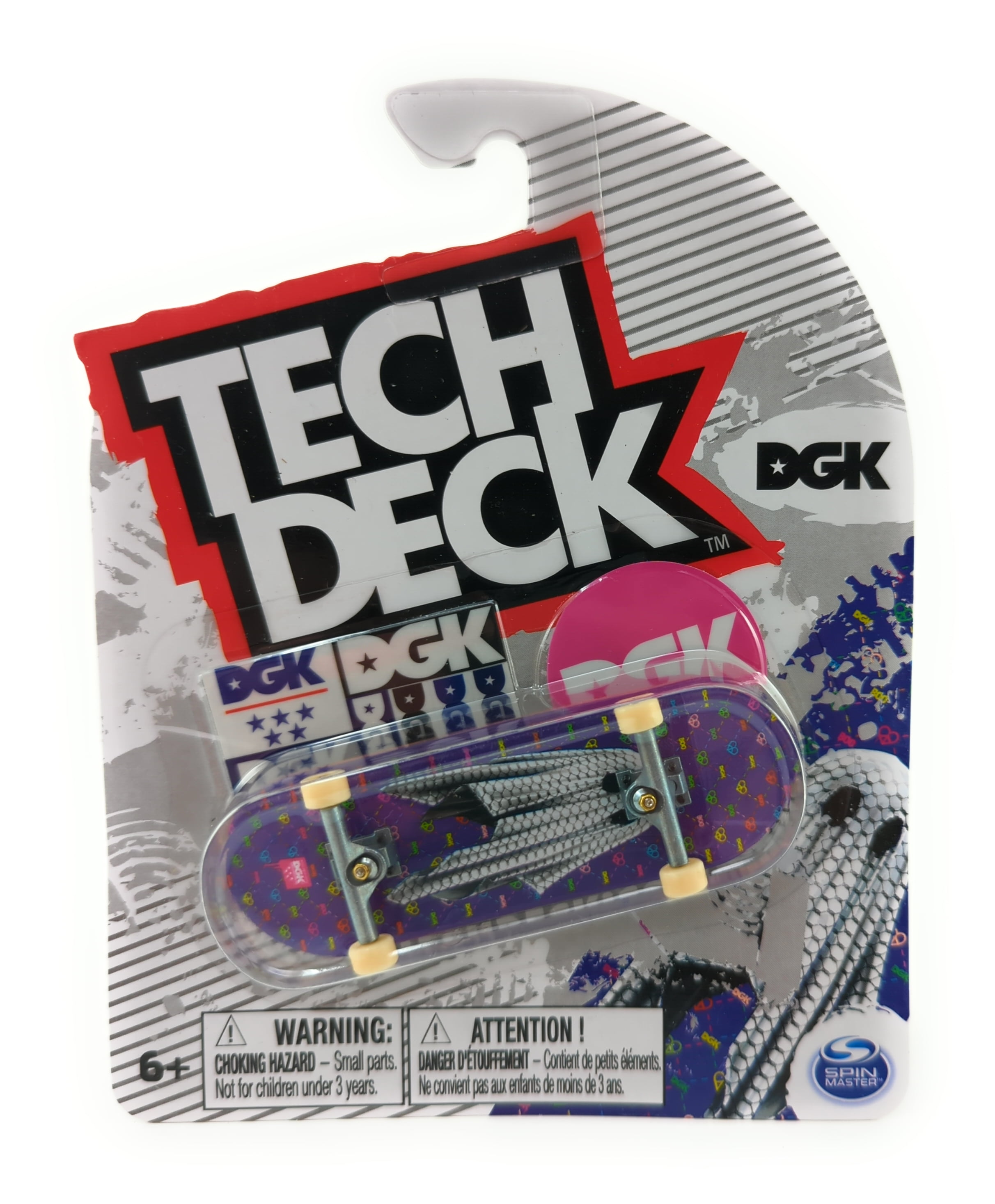 Tech Deck Mini DGK Skateboards Ghosted Boo Johnson Ultra Rare Purple ...