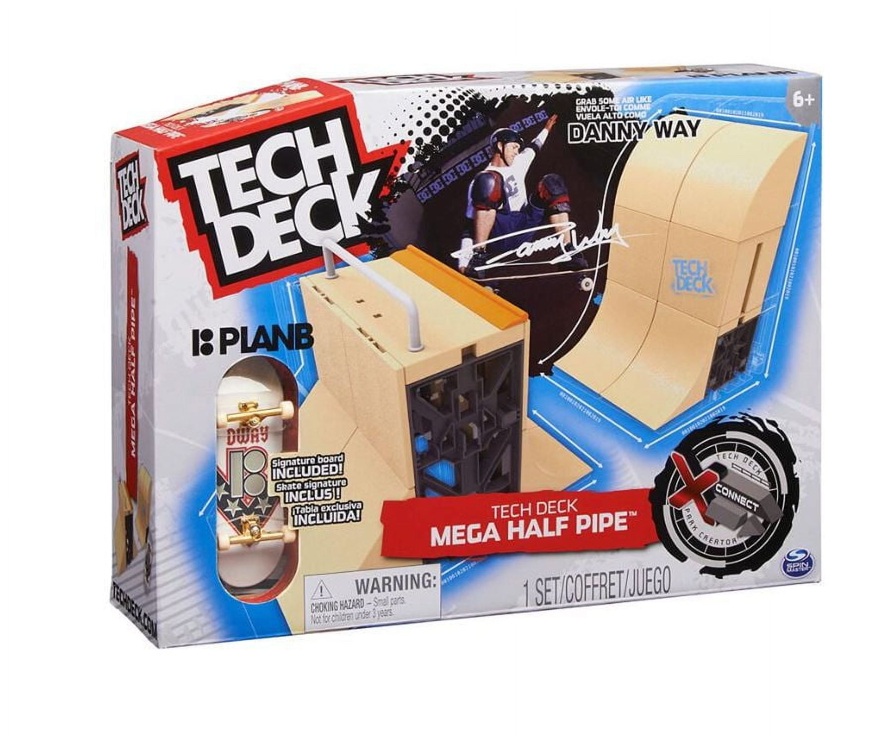 Tech Deck Danny Way Mega Half Pipe X-Connect Park Creator Customizable Ramp Set - Walmart.com