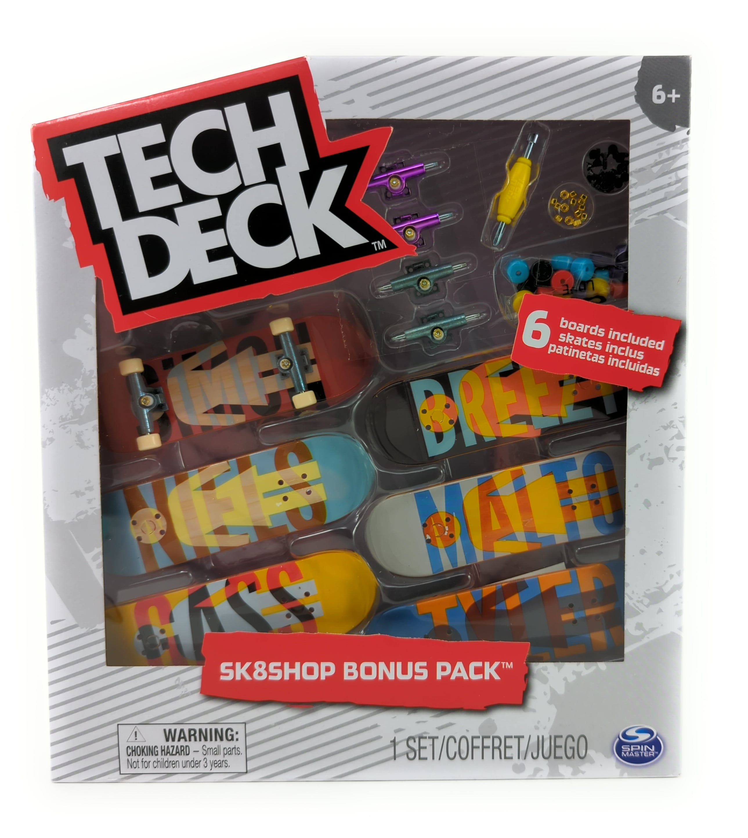 TECH DECK Spin Master Skateboards OG Knockout Set for Girls Novelty Toys - Walmart.com