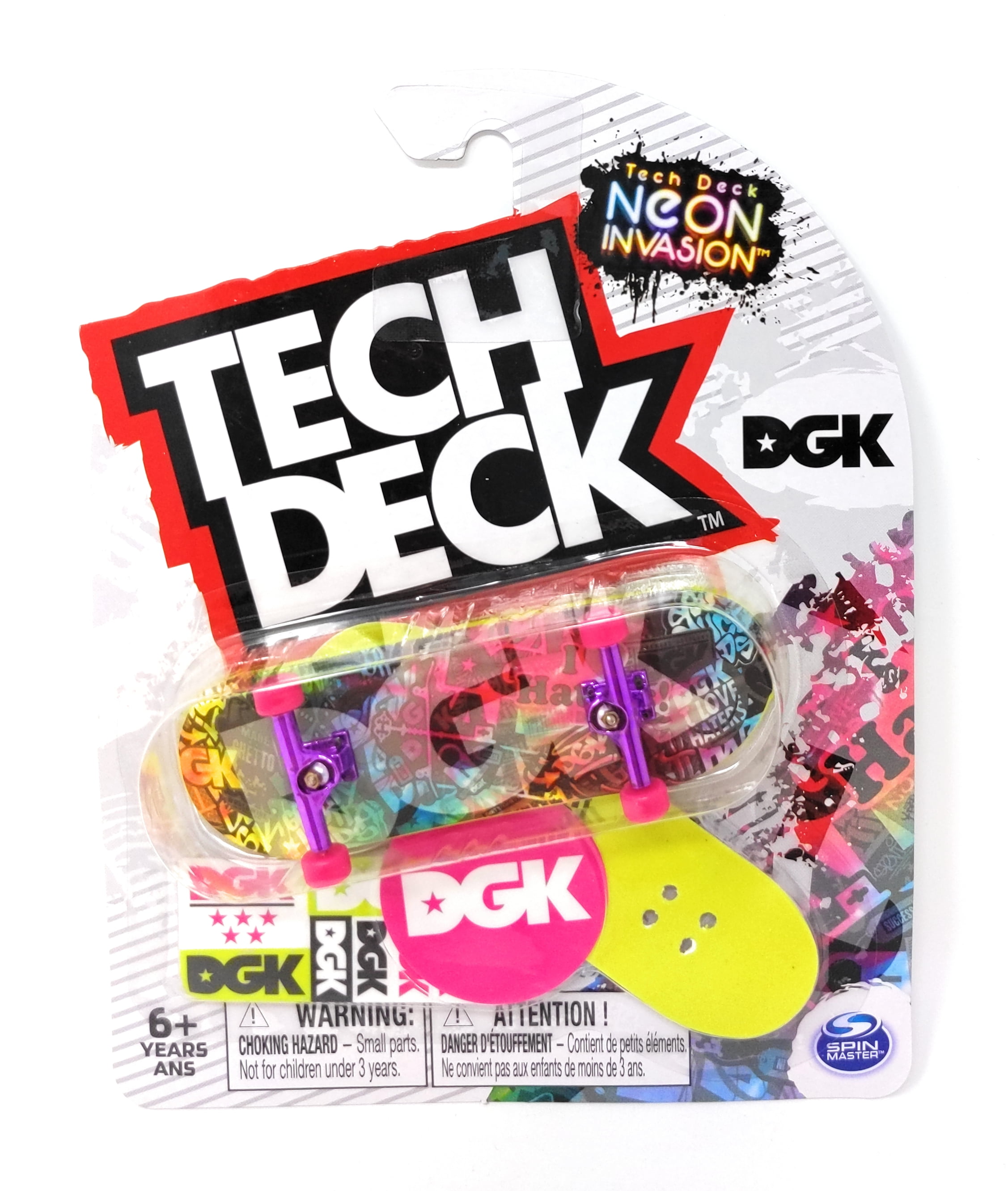 Tech Deck Neon Invasion DGK Skateboards 2021 Series OG Logo I Love ...