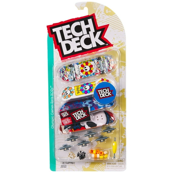 Tech Deck, Olympic Games Paris 2024, Ultra DLX Fingerboard 4-Pack ...