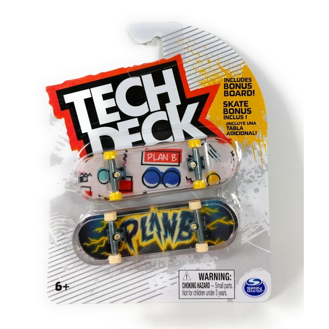 Tech Deck Plan B Skateboards 90's Deck and Weird Science Blue Complete ...