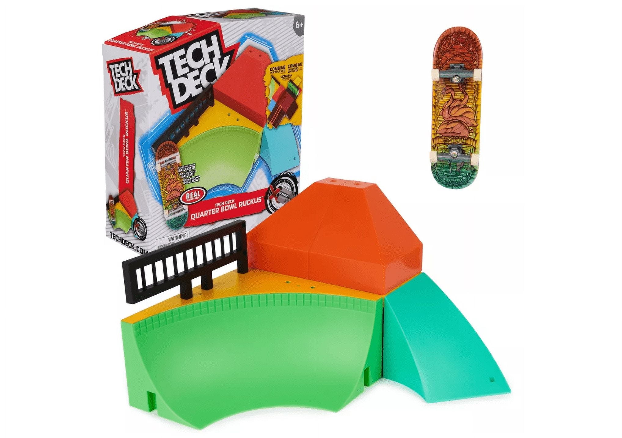 Tech Deck Quarter Bowl Ruckus X-Connect Park Creator - Walmart.com