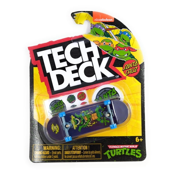 Tech Deck Santa Cruz Skateboards Teenage Mutant Ninja Turtles Leonardo ...