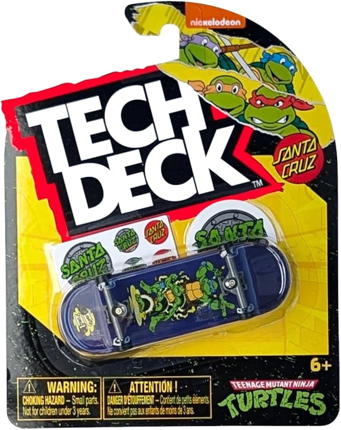 Tech Deck Santa Cruz xTeenage Mutant Ninja Turtles Finger Boards - Leonardo - Walmart.com