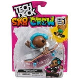 TECH DECK Fingerboard with Sk8 Crew Collectible Figure for Ages 5 and ...