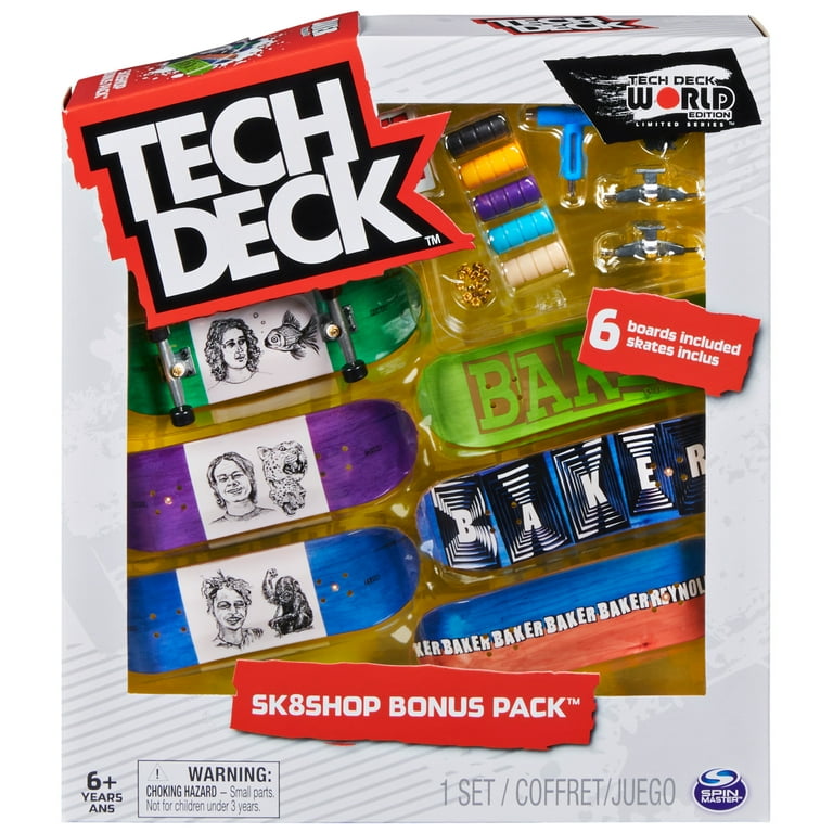 Tech Deck Sk8shop Fingerboard Bonus Pack - Cool Flip Toys Tech Deck Sk8shop Fingerboard Bonus Pack - Cool Flip Toys