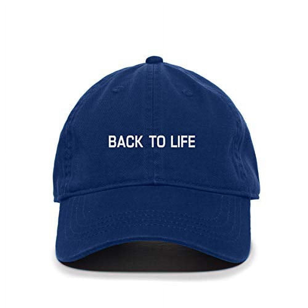Tech Design Back to Life Baseball Cap Embroidered Cotton Adjustable Dad ...