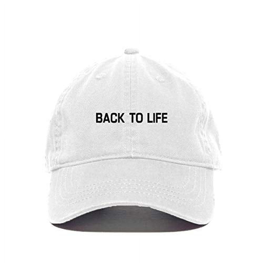 Tech Design Back to Life Baseball Cap Embroidered Cotton Adjustable Dad ...